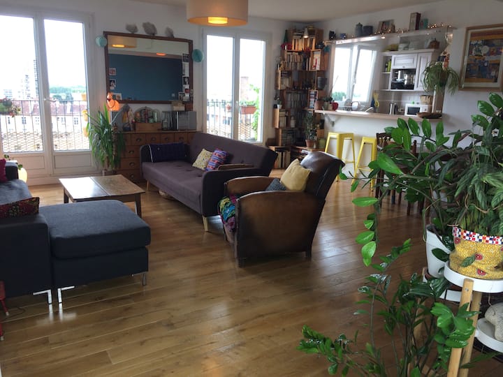 3p 85m2+balcon Idéal Pour Famille 3min Metro/canal - Rosny-sous-Bois