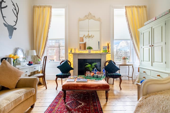 Beautiful King Room In Elegant Victorian Home - Edinburgh
