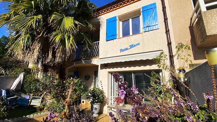 Studio Clair, Climatisé Avec Jardin Et Parking - Cabestany