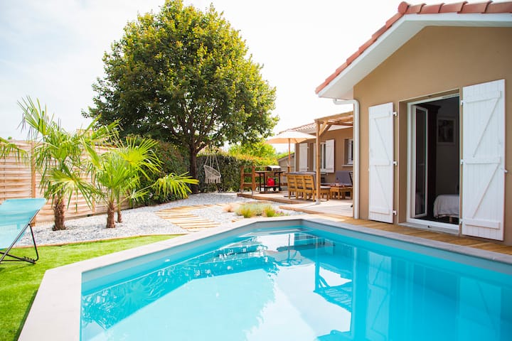 Maison Piscine Chauffée, Clim Et Vélos Inclus - Seignosse