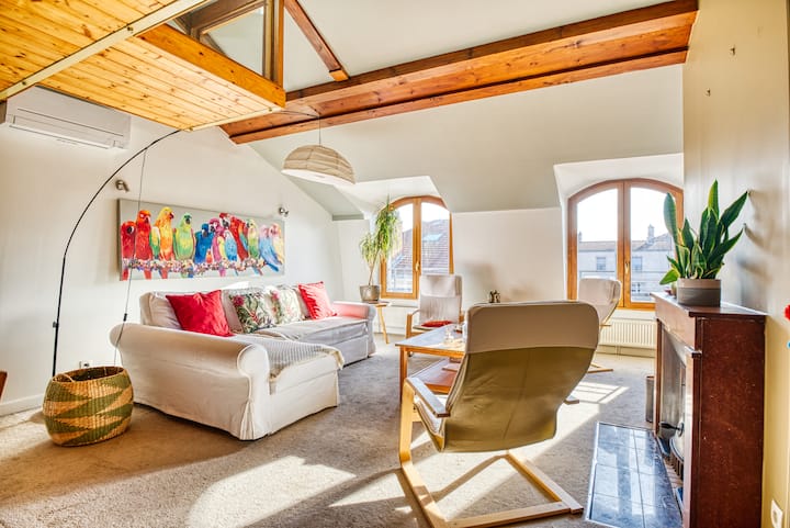 Duplex Climatisé - Presqu'ïle - 8 Pers 4 Chambres - Lyon