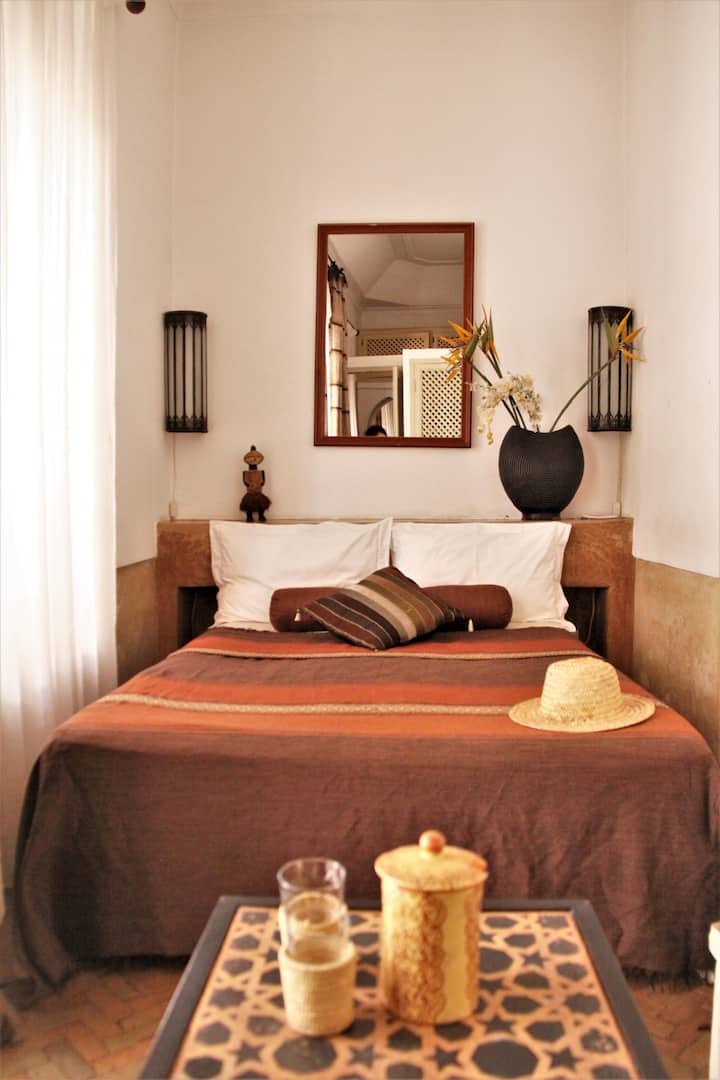 Riad Msiki Chambre Double Salle De Bain Privée - Marrakesh