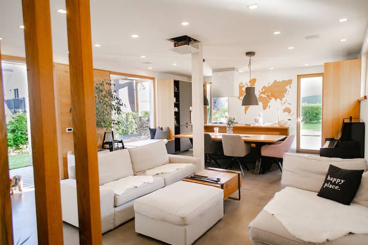 Modern House T&d For 7 Pax With Spacious Garden - Bled