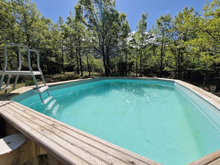 Chalet De Caralba Avec Piscine 5 Personnes - Vizzavona