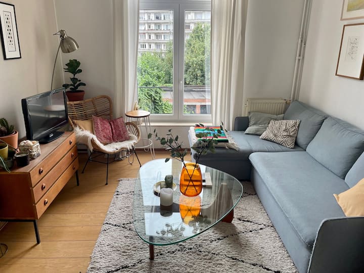 Bright 2 Bedroom Duplex, 15 Min From City Center - Schaarbeek