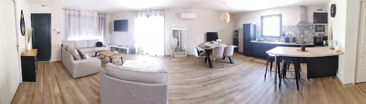 Agréable Villa à 5 Min De La Mer - Sérignan