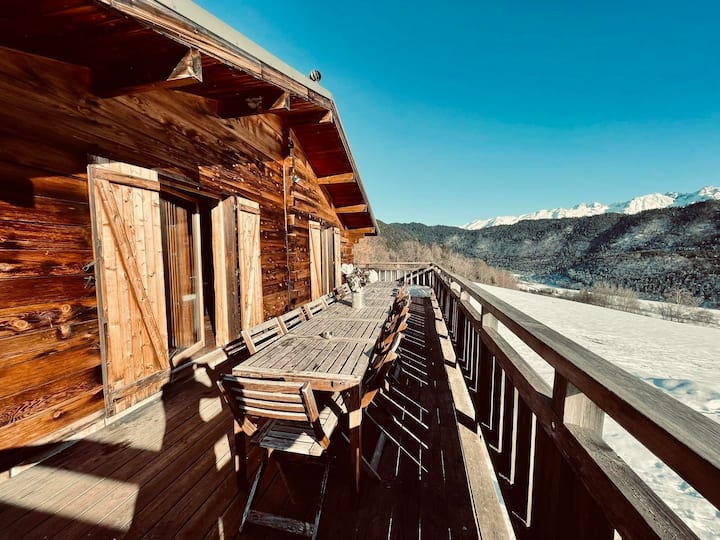 Chalet Mahé:  Jacuzzi,...15 Pers, Nuitée,week - Saint-François-Longchamp