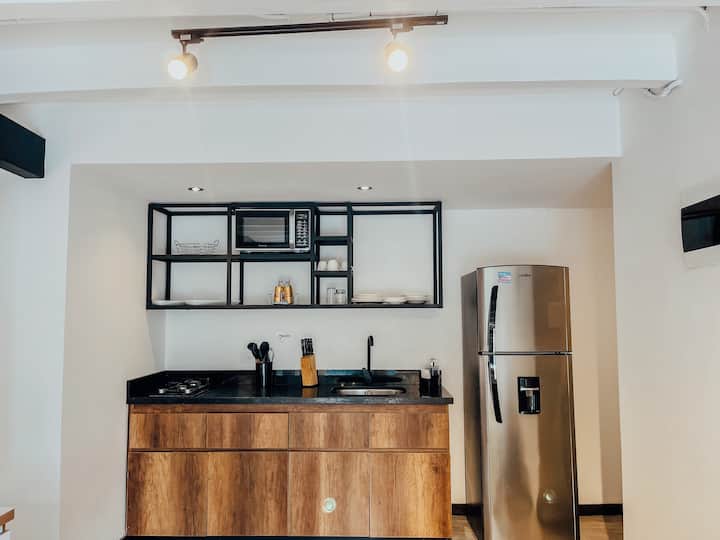 Buda Japandi Loft • Steps From Provenza - 메데인