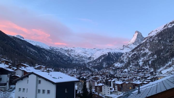 Appartement 5 Lits Avec Vue Sur Le Cervin - Zermatt