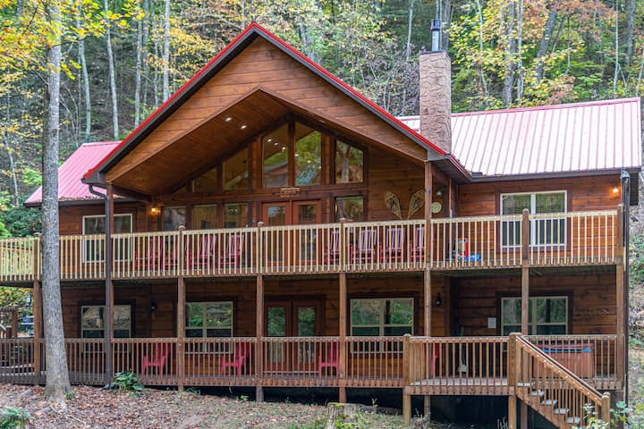 Large, Relaxing 4 Br Pigeon Forge Tennessee Cabin - Townsend, TN