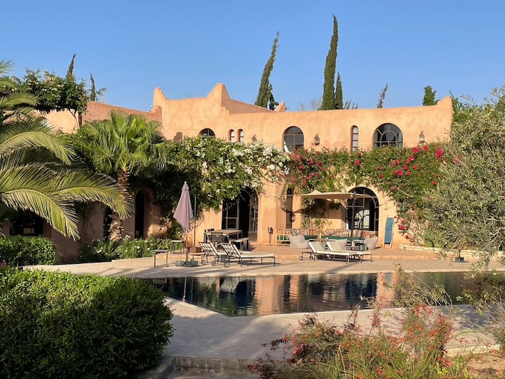 Bab A Cool: Jardin Luxuriant, Piscine Et Tennis - Essaouira