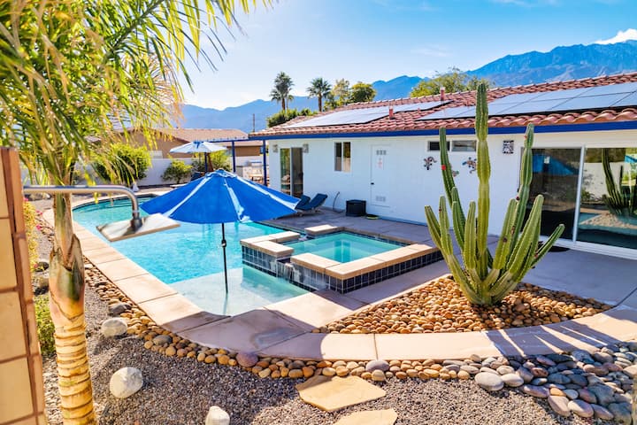 Escápese A Un Retiro De 3 Dormitorios Con Una Piscina De 50 'Más Vistas Desde Adelante Y Atrás - Palm Springs, CA