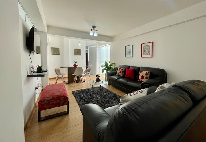 3br And Terrace Pretty Miraflores Flat - リマ
