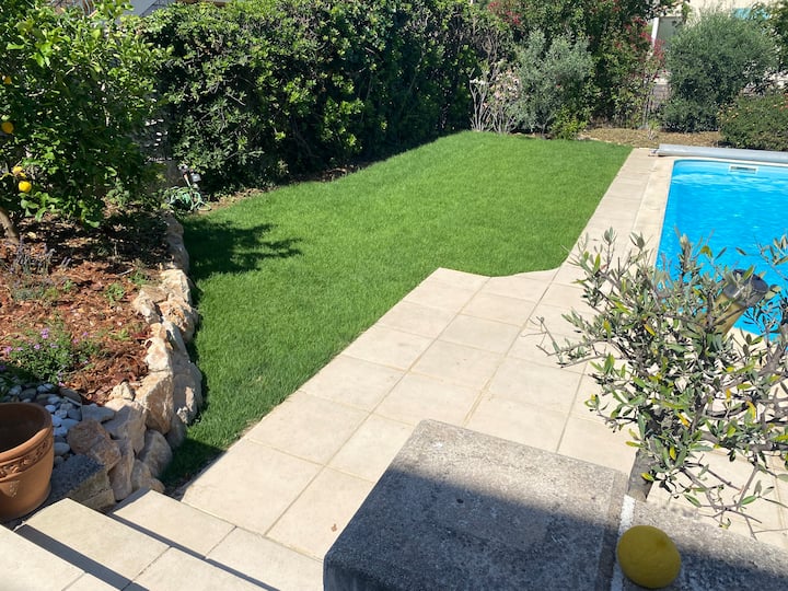Villa Climatisée Piscine Et Jardin En Bord De Mer - Cagnes-sur-Mer