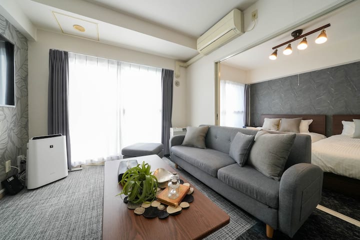 53㎡ 3ldkの広々空間！最大8名までご宿泊可能！2025年4月浴室リニューアル！(88-601) - Sapporo