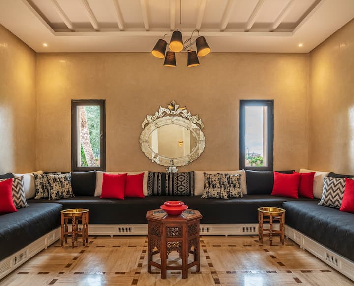 Magnifique Villa Avec Piscine Et Arbres Fruitiers - Maroc