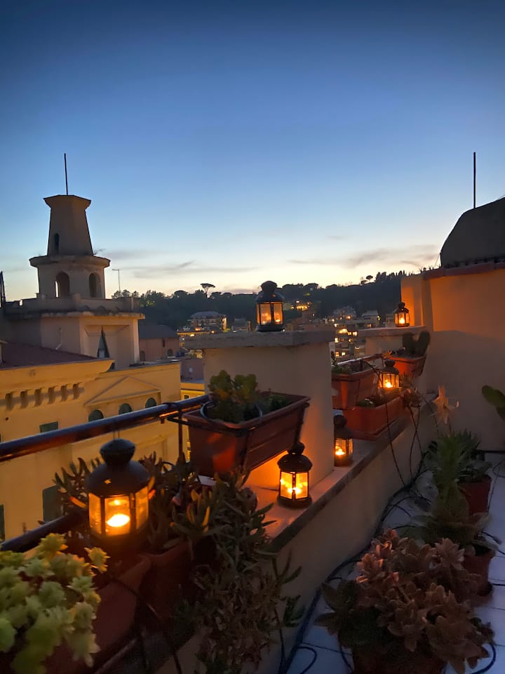 Vatican. Sunny Terrace Apartment. - Roma