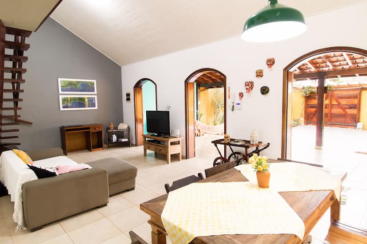 Casa Azul Itaguá - Estilo E Conforto -5 Dorms - Ubatuba