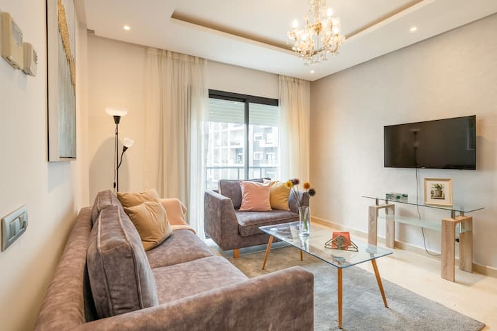 Charmant Appartement Avec Vue Sur Piscine Hayriad - Rabat