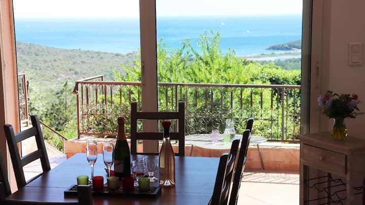 Palombaggia - Villa Avec Vue Mer Panoramique - Porto-Vecchio