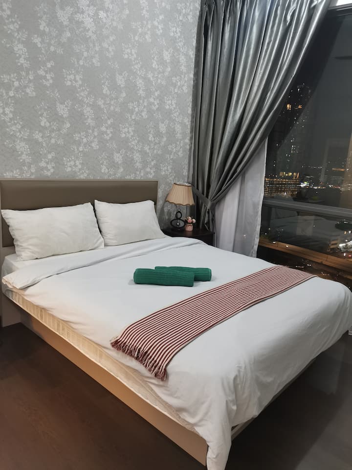 Comfy Sks Pavillion/near Ciq/ksl/city Sq/netflix - Johor Bahru