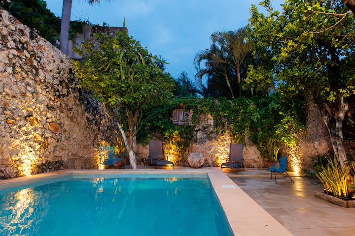 Downtown Colonial Home With Pool In Merida Centro - Yucatán
