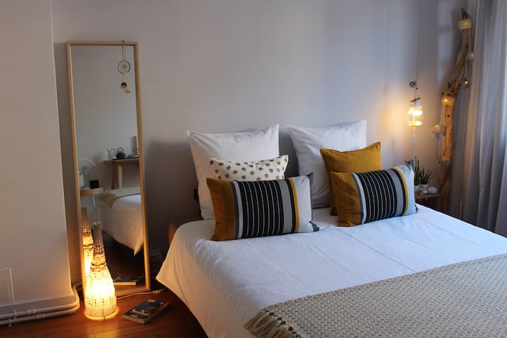 Chambre Tendance Et Jardin Zen Entre Mer Et Ville - Fécamp