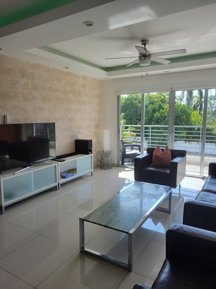 3br Apt / Huge Balcony - Walking Distance To Beach - Puerto Plata
