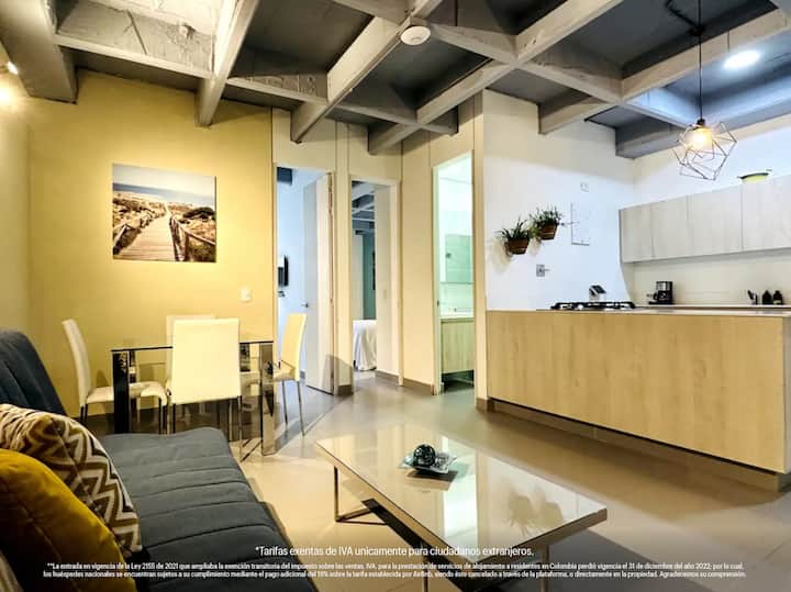 204. Comfortable 2br Apt In Prime Location - Medellín