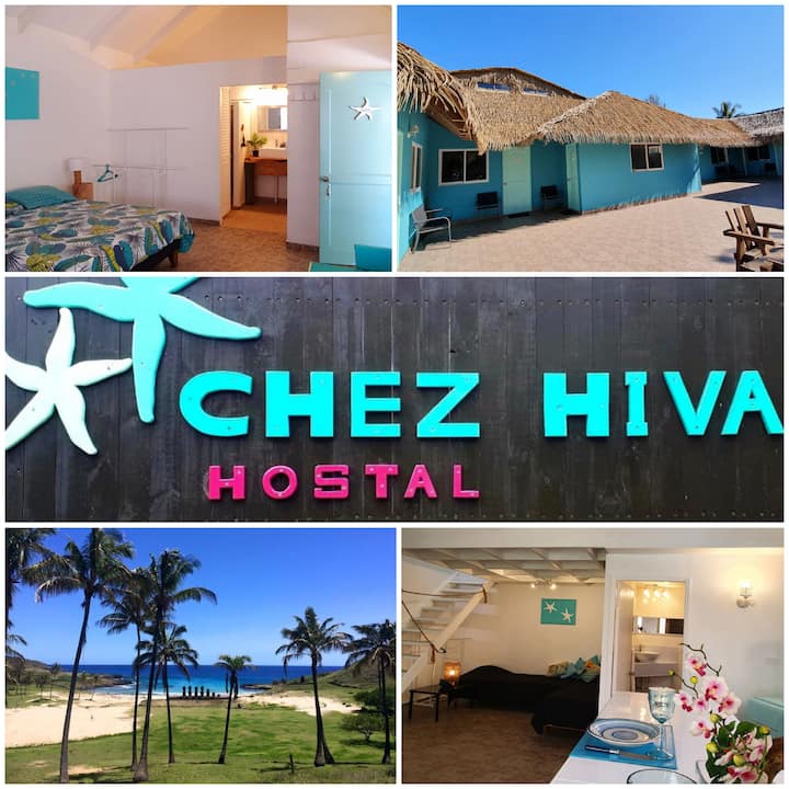 Chez Hiva : Room Vanille 5 -Town & Beach (2-3p) - Easter Island