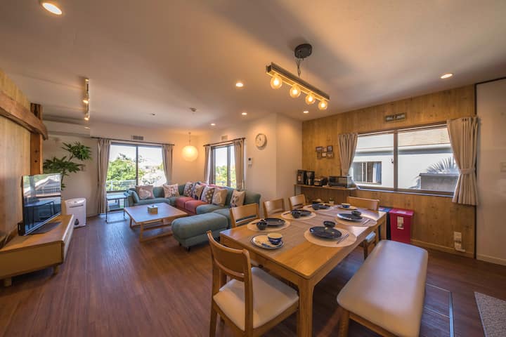 Sea View Bbq/neflix/5room/near Beach/good Location - 오키나와시