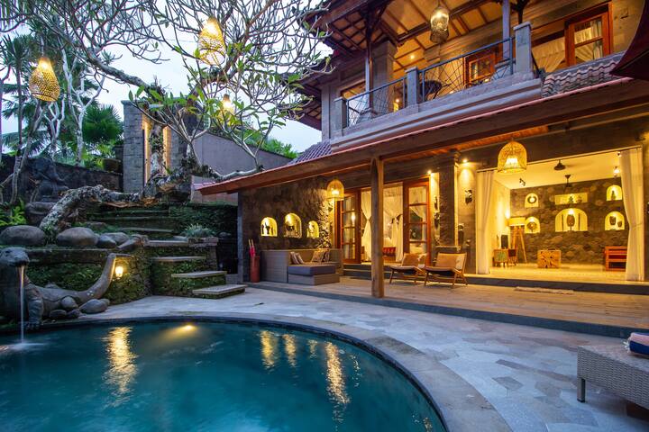 Private 4 Bed Room Jungle Pool Villa, Pondok Mekar - Ubud