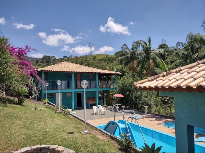 Menino Ms Familiar 2 Piscinas E Wi-fi - Bragança Paulista
