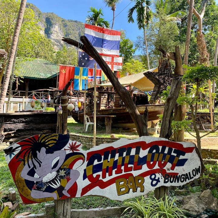 Chill Out Bar & Bungalows,  Tonsai Beach, Ao Nang - Ao Nang