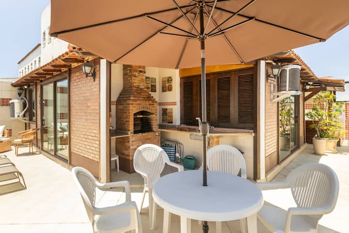 Copacabana/ipanema Penthouse Jaccuzi Et Barbecue - Ipanema