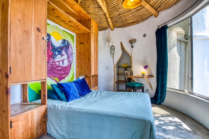 Satori: Utopia. Bungalow With Amazing View - San Marcos La Laguna
