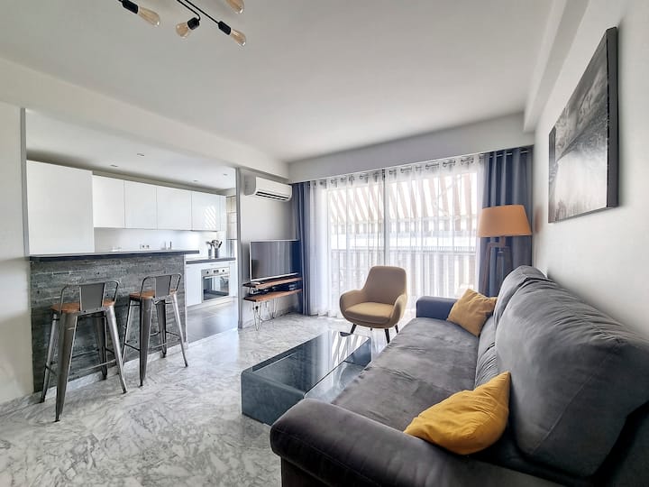 3 Pièces Balcons, Parking, Central, Clim, éLégant - Nizza