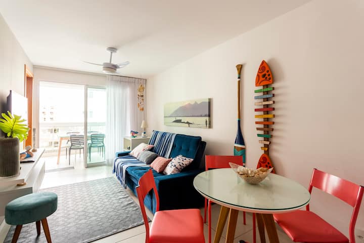 Vista P/ Mar Churrasq 2qts Ar 2banhs Le Bon Vivant - Arraial do Cabo