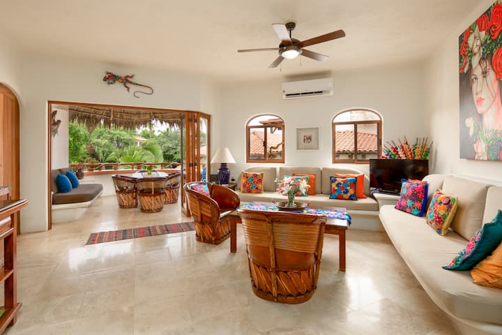 ❂ Bright, Stylish 2br/2ba. Close 2 Beach. Pool - Sayulita