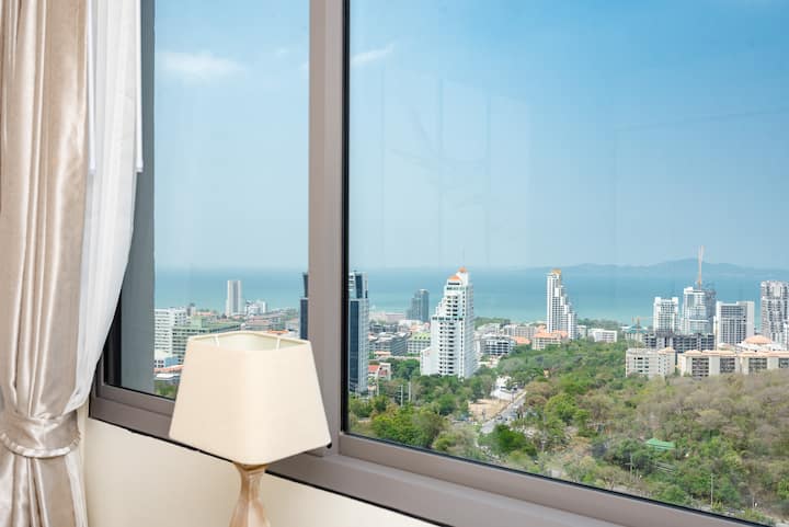 41f Seaview 10min Walking St South Pattaya+netflix - Pattaya