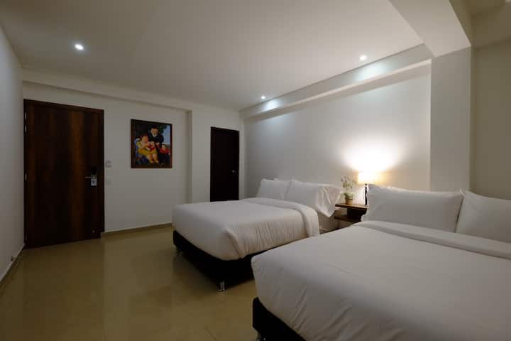 Private Room! 2 Camas Dobles En Bocagrande - Cartagena, Colombia