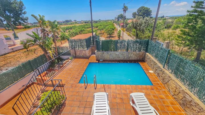 Casa Con Jardín, Piscina Y  La Playa A 5 Minutos - Torreblanca