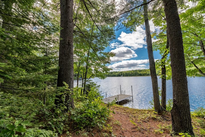 Relaxing Waterfront Camp on Fahi Pond - Cabins for Rent in Embden ...