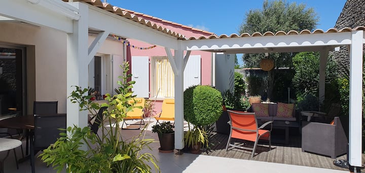 Maison Sans Vis à Vis
Grd Terrasses
Plages à 2km - Saint-Trojan-les-Bains