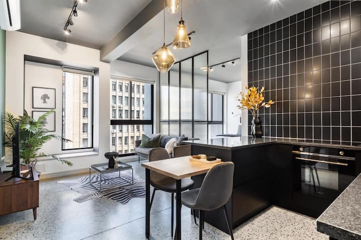 Afro Chic Luxury 1bed - 5min Cticc + Rooftop& Pool - Camps Bay