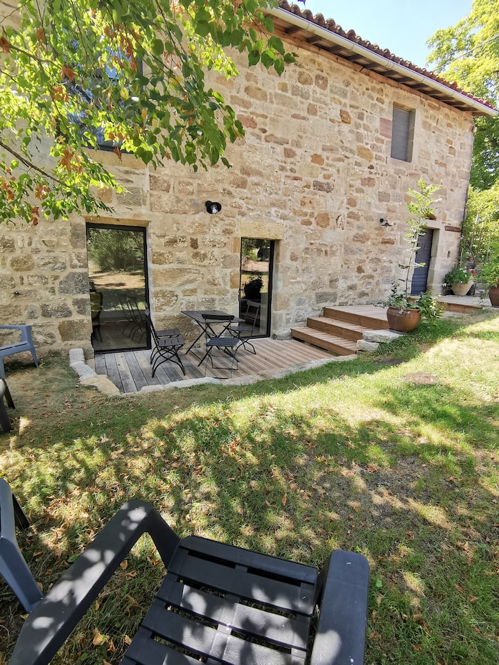 Maison Calme & Confortable Dominant Vallée Du Lot - Figeac