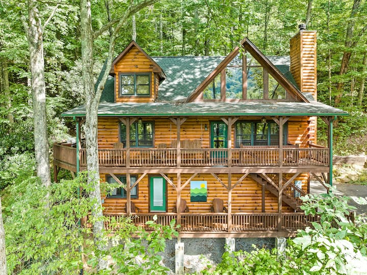 Altitude Adjustment In Gated Smoky Mtn. Retreat - Maggie Valley, NC