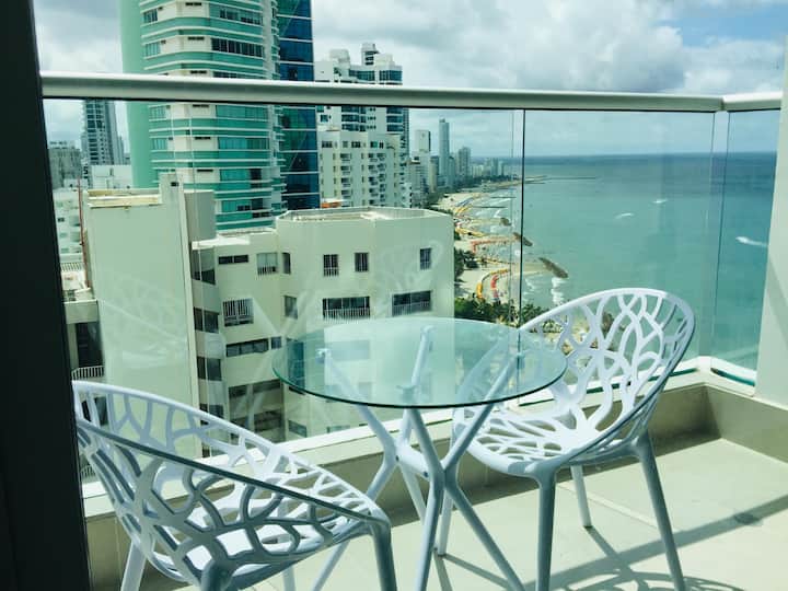 Apartamento En Cartagena Bocagrande Vista Al Mar - Cartagena