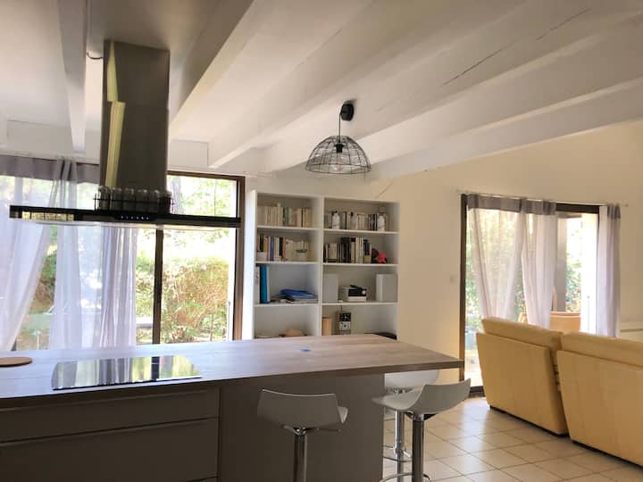 Jolie Maison Au Coeur Du Golf Avec Piscine Commune - Lacanau