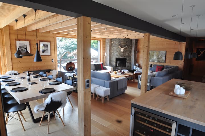 Beau Chalet Avec Vue Exceptionnelle - Les Houches